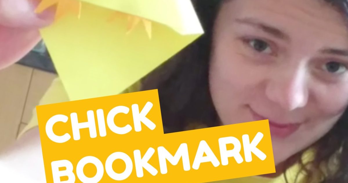 Chick Bookmark | Activities for Kids | Rainbow Trust Children's Charity