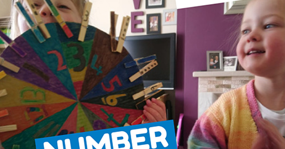 Number Wheel | Activities for Kids | Rainbow Trust Children's Charity