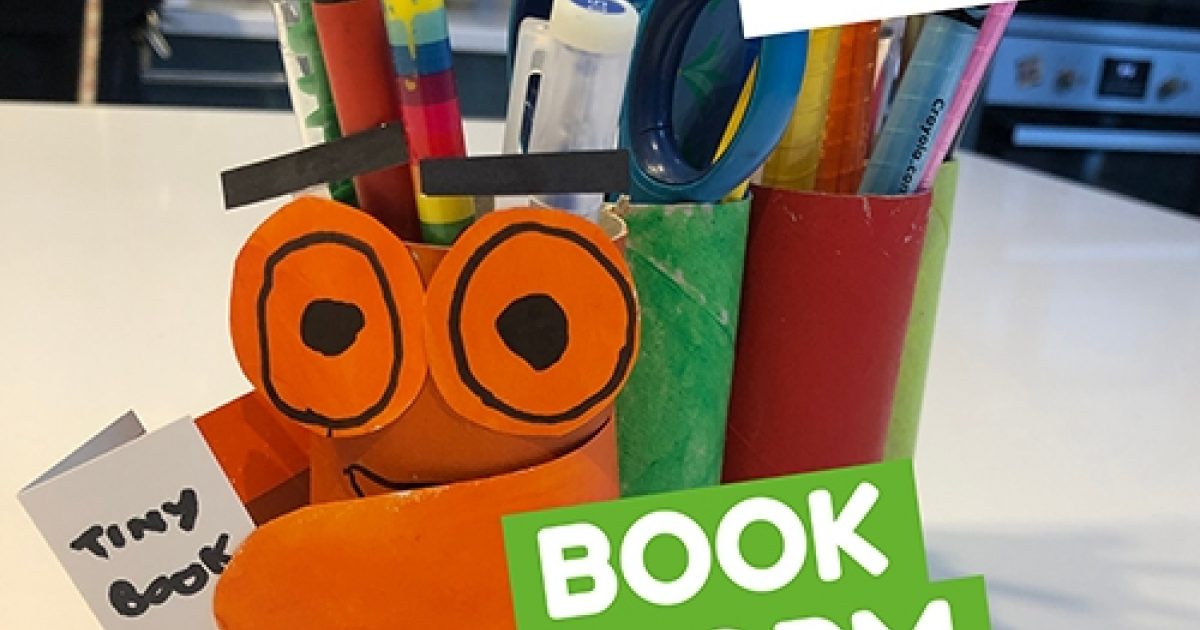 Book Worm Pen Pot | Activities for Kids | Rainbow Trust Children's Charity