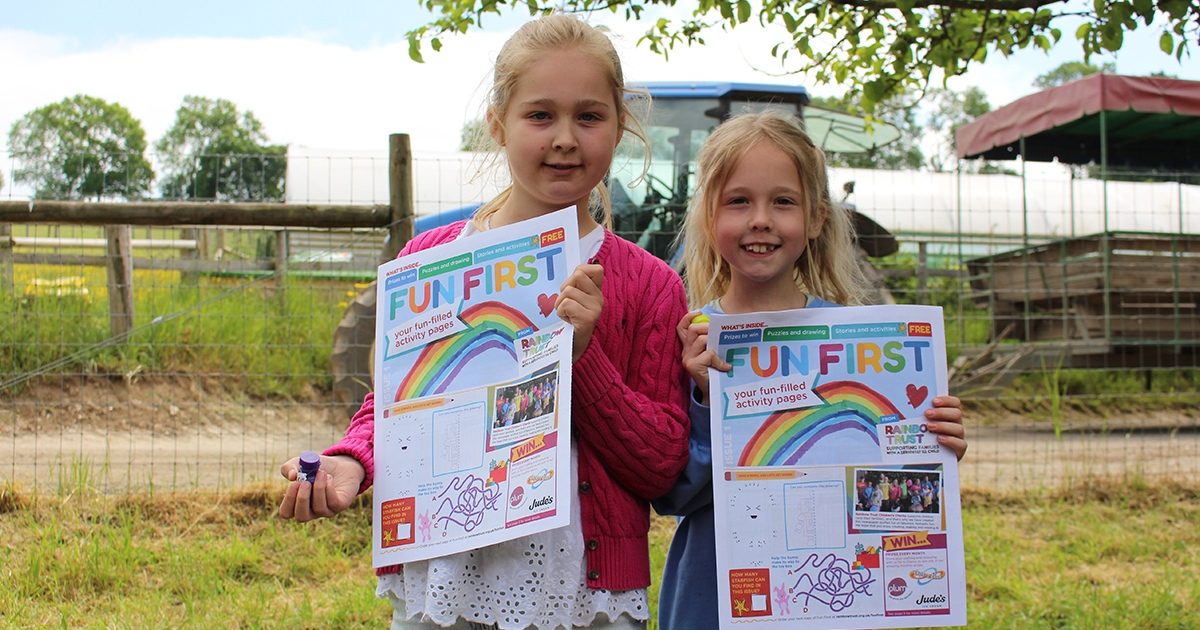 Fun First: free children's activity newspaper | Rainbow Trust Children ...