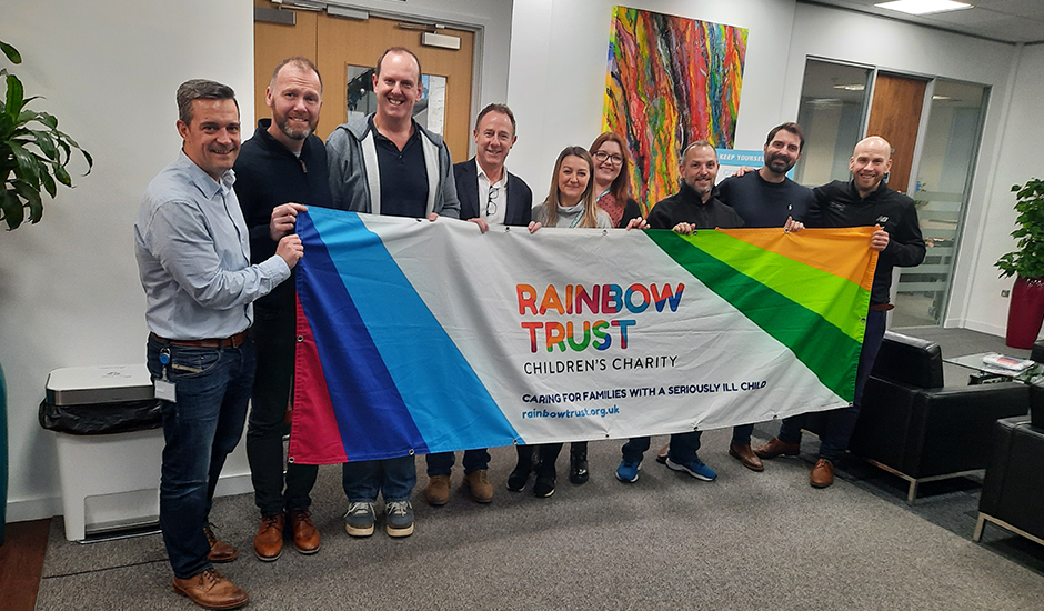 Rainbow Trust’s office neighbours take on cycling challenge to raise ...