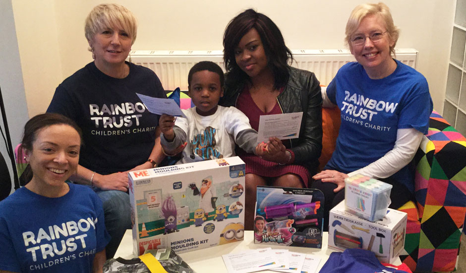 Five-year-old donates birthday presents to Rainbow Trust | Rainbow ...