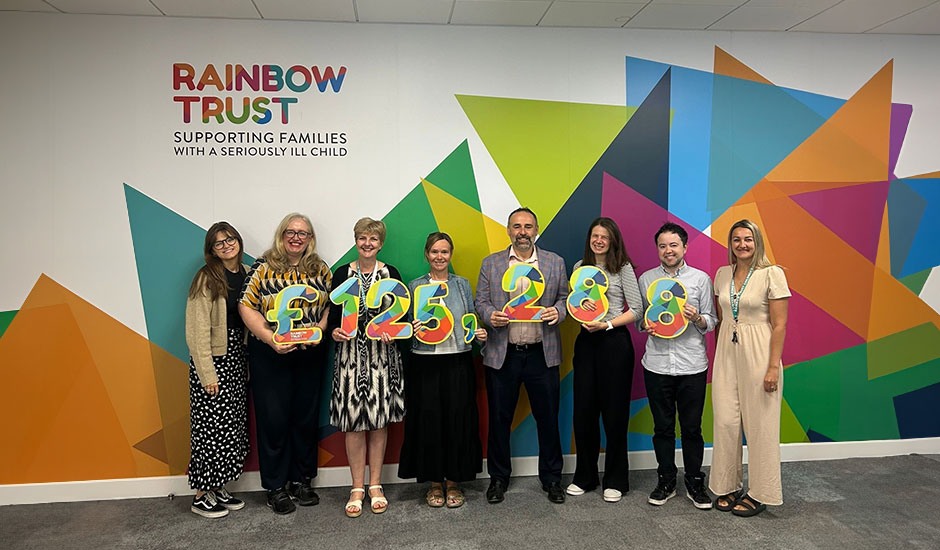 Natta smash their £100,000 milestone! | Rainbow Trust Children's Charity